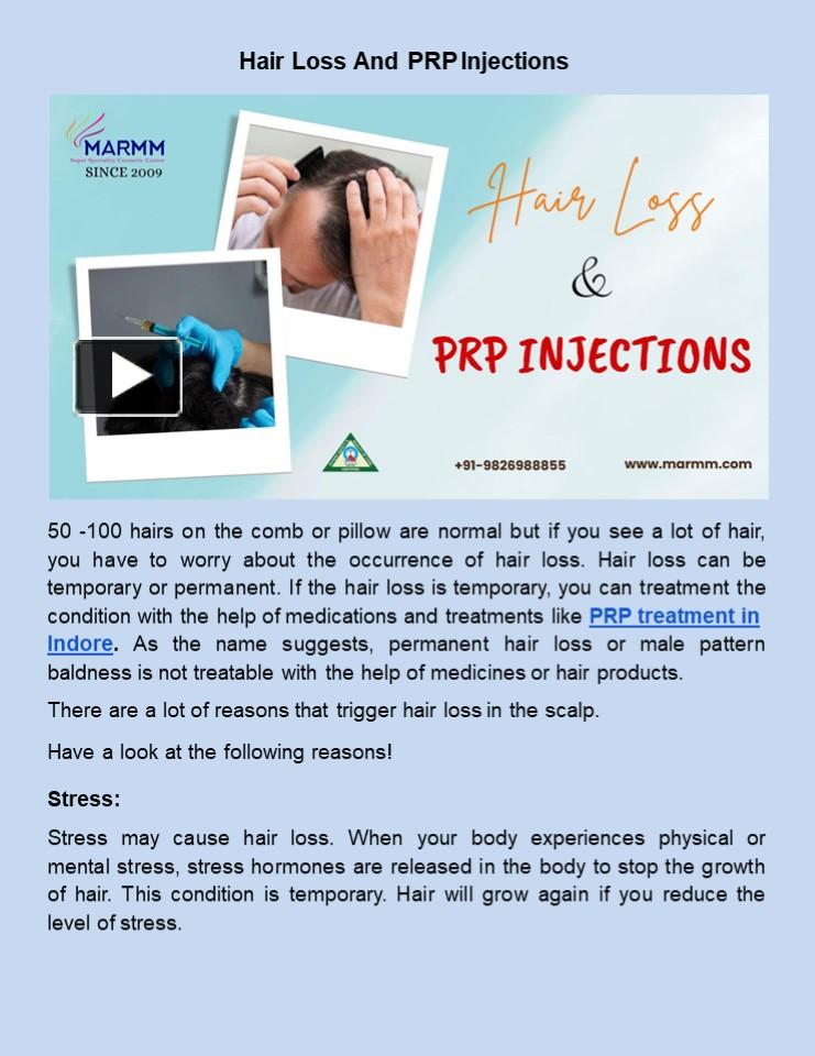 Hair Loss And PRP Injections presentation | free to download