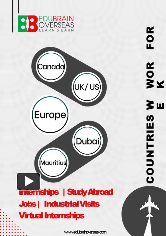 PPT – International Internship | Internship Abroad | EduBrain Overseas ...