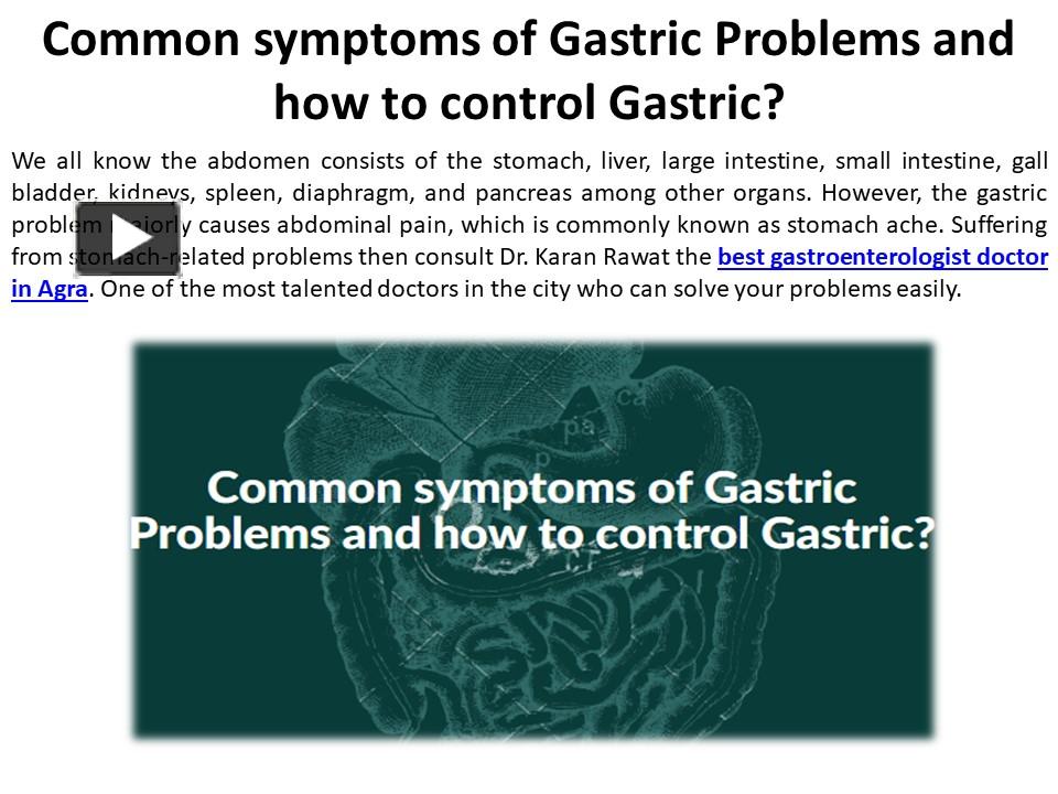 What are some common signs of stomach issues and what are some ways to ...