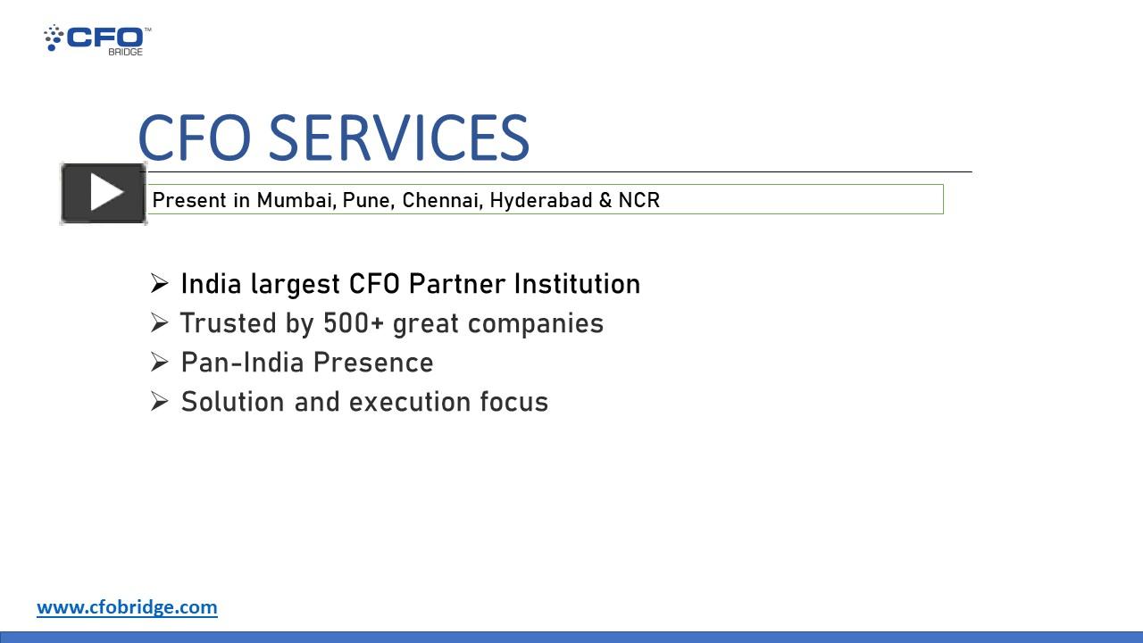 CFO SERVICES (2) presentation | free to download