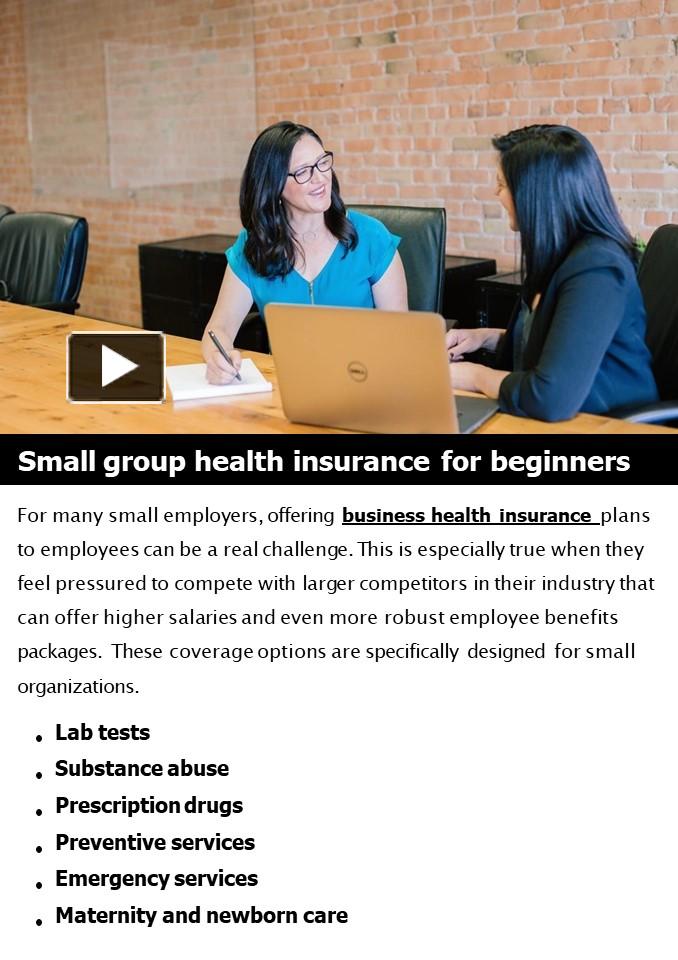 PPT – Small group health insurance for beginners PowerPoint ...