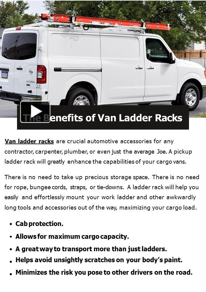 PPT – The Benefits of Van Ladder Racks PowerPoint presentation | free ...