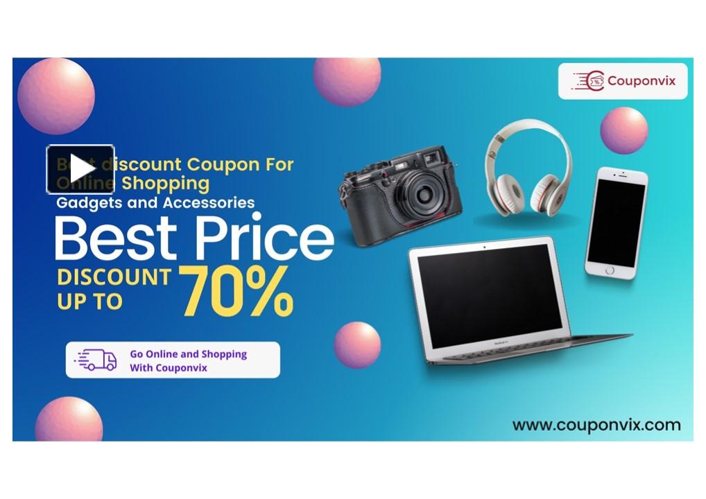 PPT – Electronics Online Shopping Coupon PowerPoint presentation | free ...