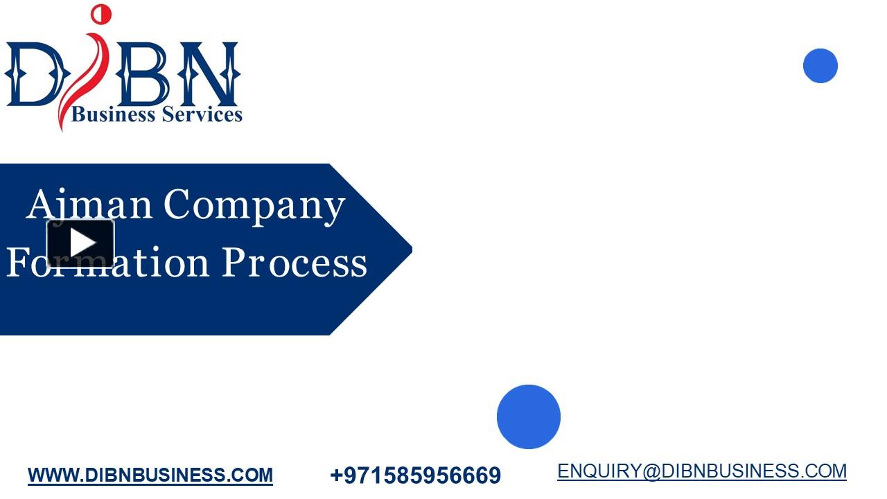 PPT – Ajman company formation process PowerPoint presentation | free to ...