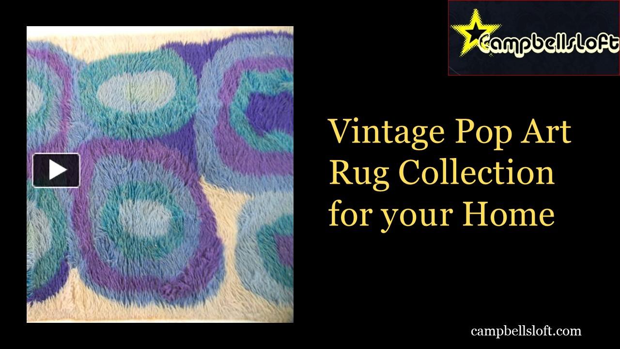 PPT – Vintage Pop Art Rug Collection for your Home PowerPoint ...