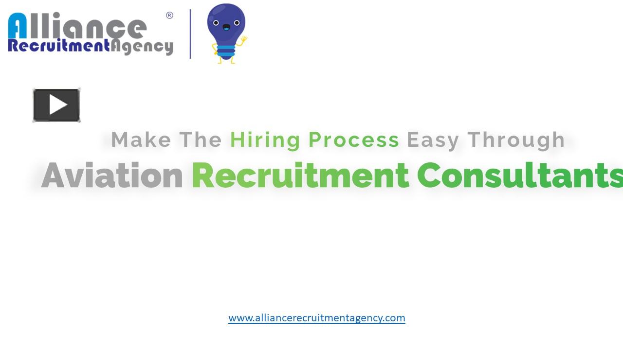 Make the hiring process easy through aviation recruitment consultants ...