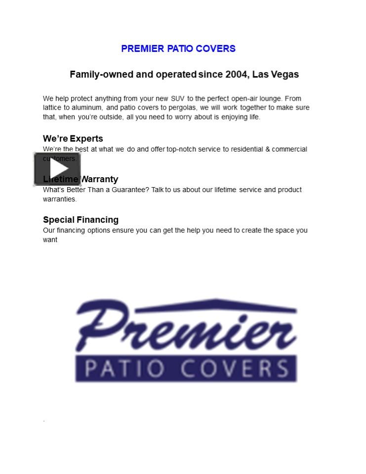 PPT – Premier Patio Covers | Protect Your Outdoor Spaces PowerPoint ...