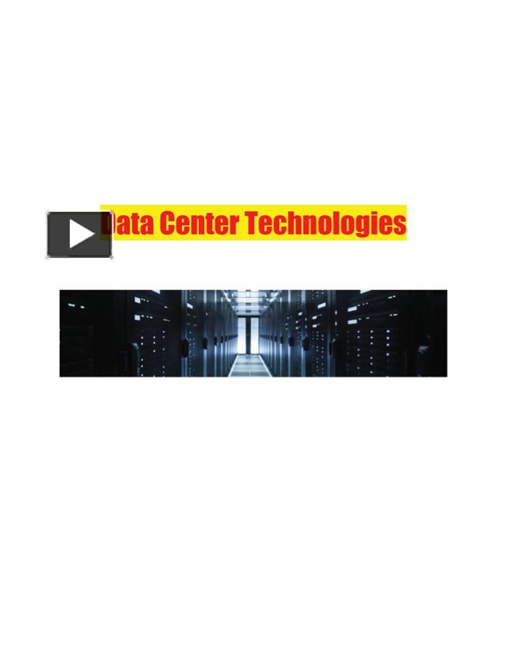 PPT – Data Center Technologies PowerPoint presentation | free to ...