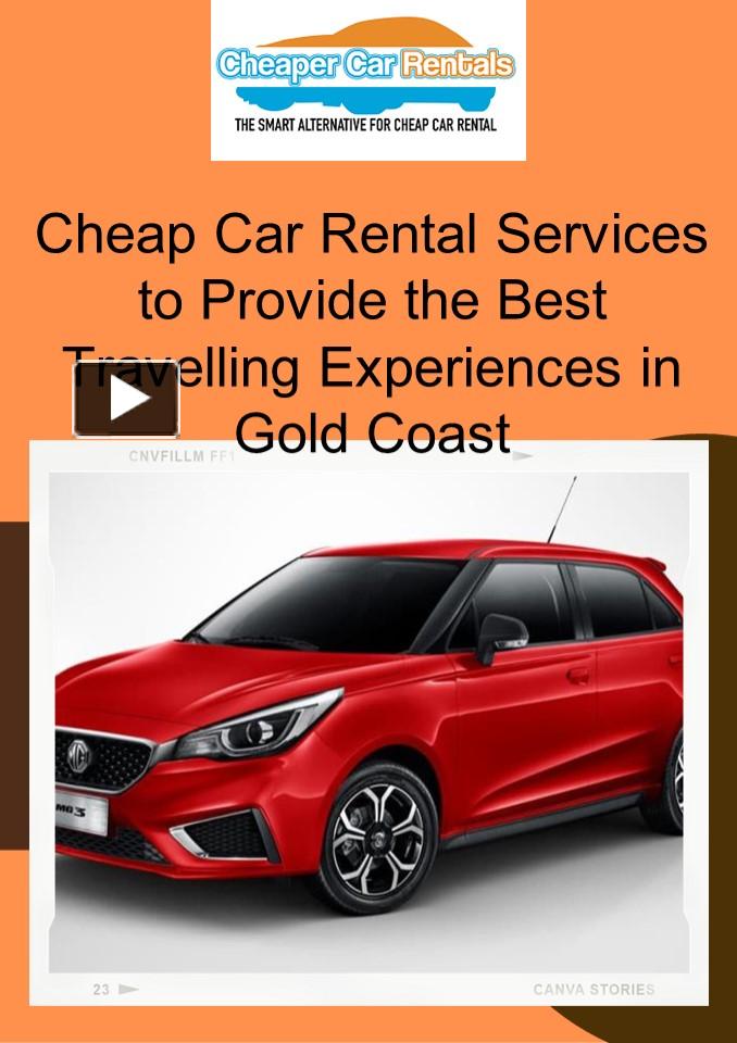 PPT – Cheap Car Rental Services to Provide the Best Travelling ...