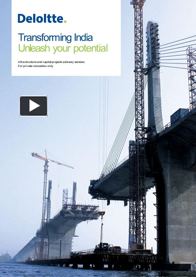 PPT – Deloitte Report : Transforming India Unleash your potential ...