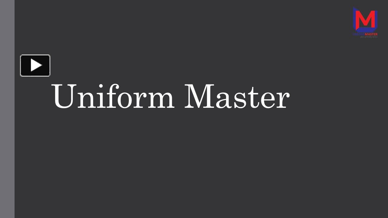 Hospitality Uniform presentation | free to download