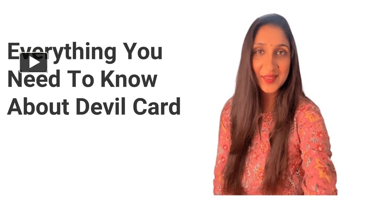 PPT – Everything You Need To Know About Devil Card PowerPoint ...