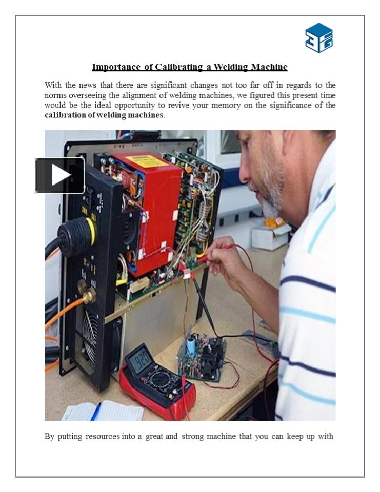PPT – Importance of Calibrating a Welding Machine PowerPoint ...