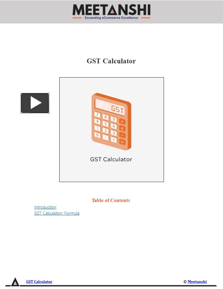 PPT – GST Calculator PowerPoint presentation | free to download - id ...