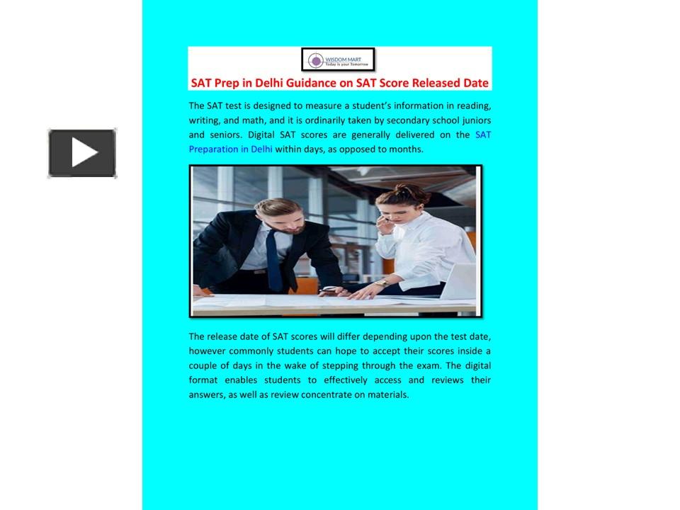 PPT – SAT Prep in Delhi Guidance on SAT Score Released Date PowerPoint ...