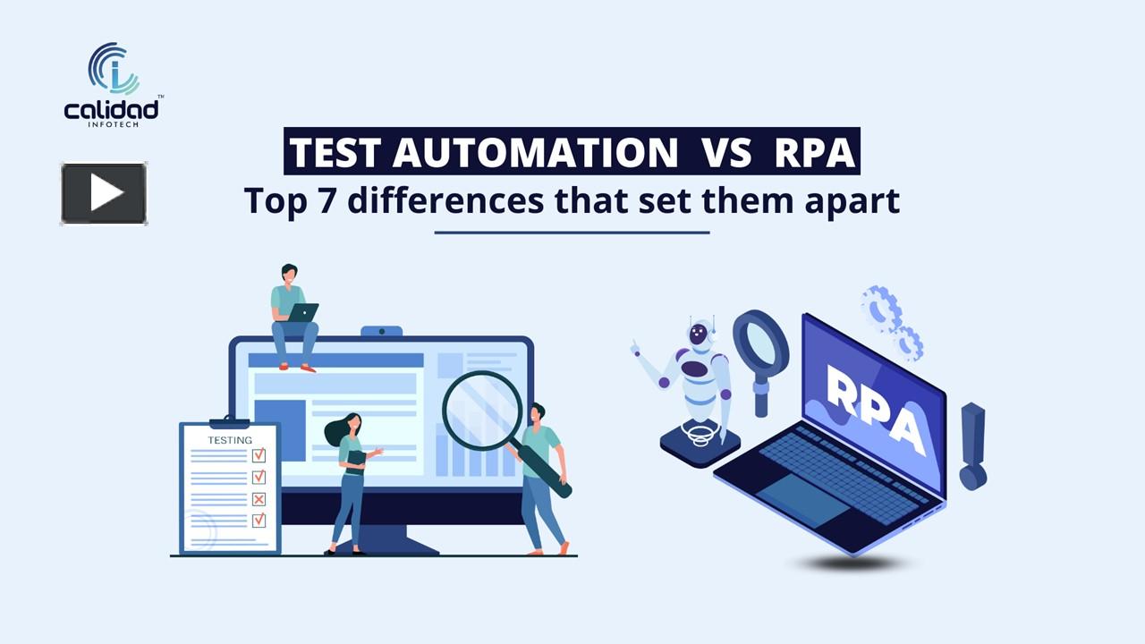 Test Automation Vs. RPA Top 7 Differences That Set Them Apart ...