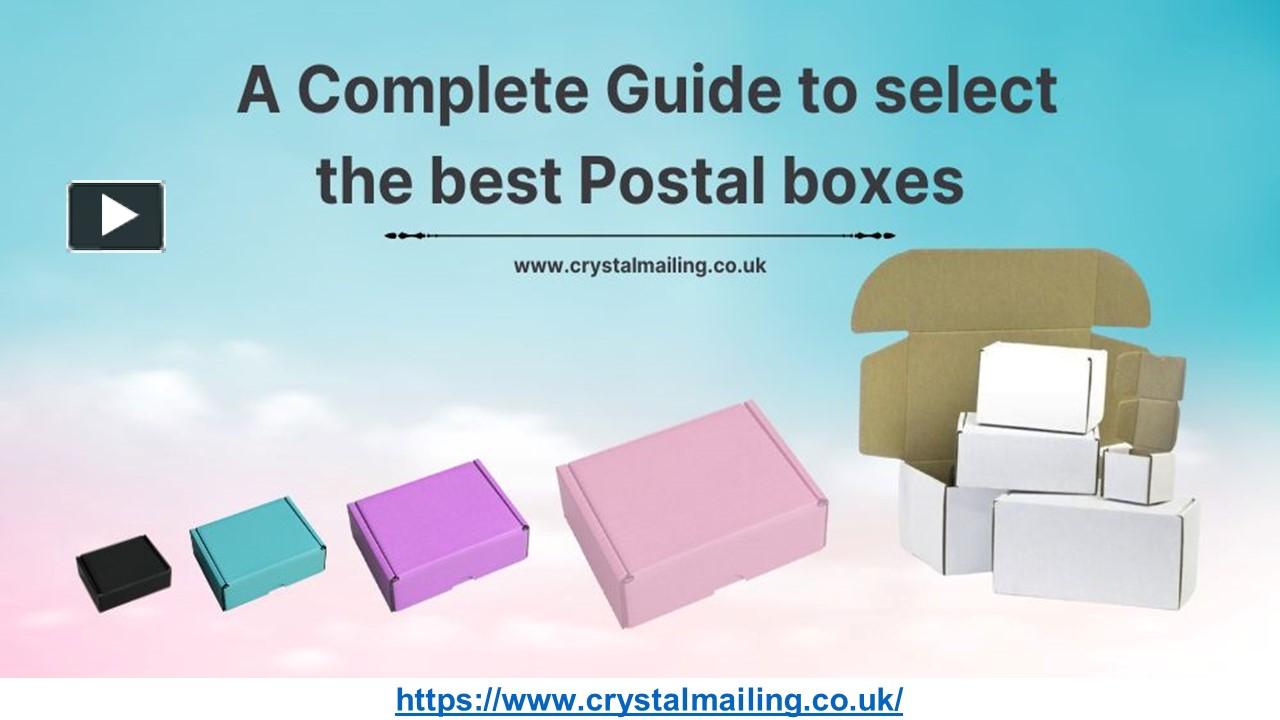 A Complete Guide to select the best Postal boxes presentation | free to ...