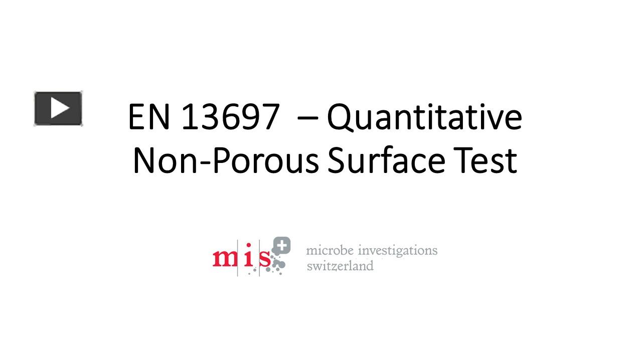 EN 13697 – Quantitative non-porous surface test presentation | free to ...