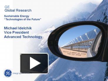 PPT – GE Energy Overview PowerPoint presentation | free to view - id ...