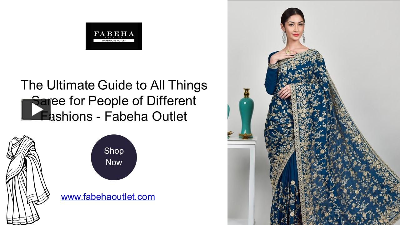 The ultimate guide to all things saree for people of different fashions ...