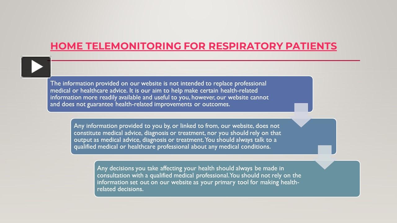 What is Home Telemonitoring? presentation | free to download