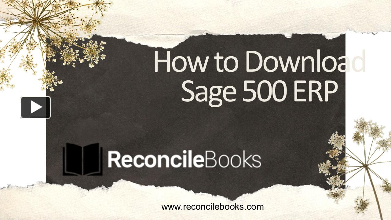 PPT – Sage 500 ERP Download and Latest Features PowerPoint presentation ...