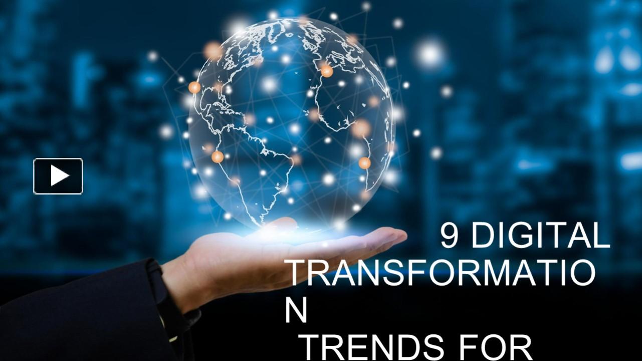 9 Digital Transformation Trends for 2023 presentation | free to download
