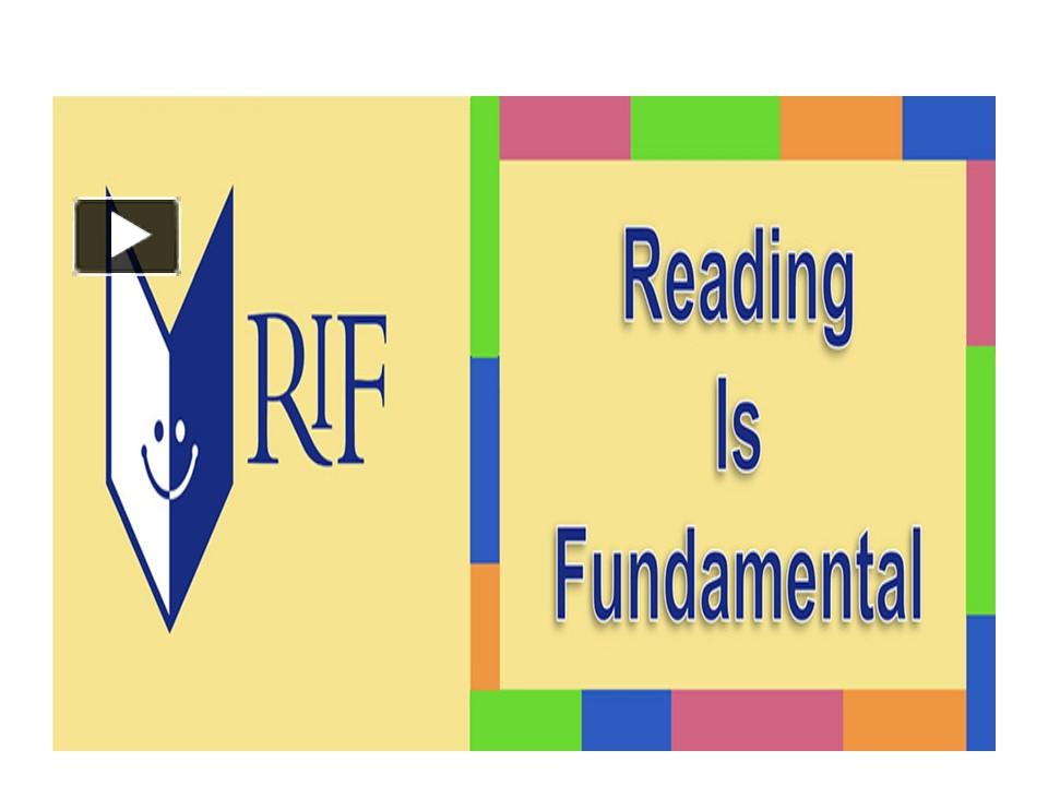 Reading Is Fundamental presentation | free to download
