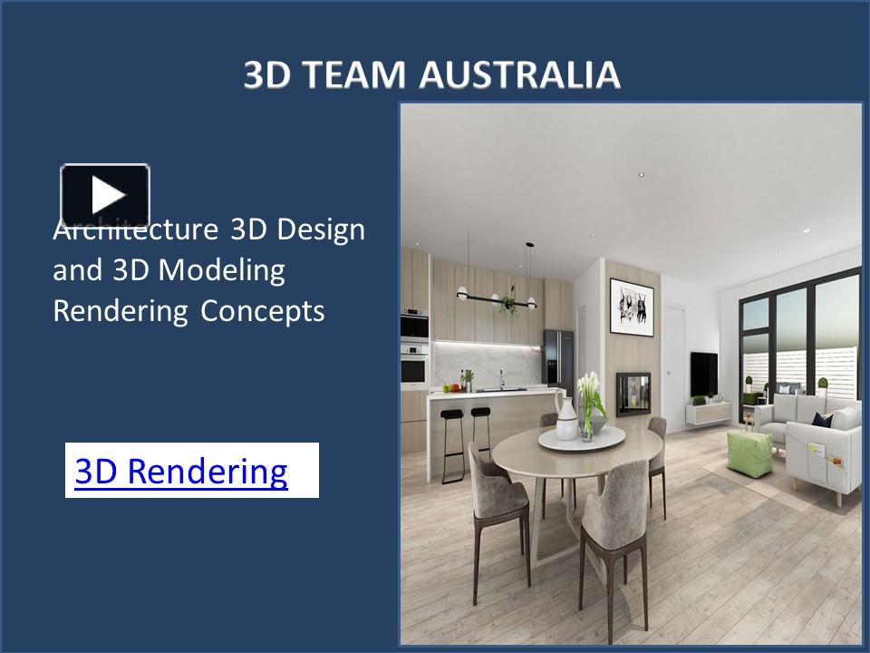 Architecture 3D Design and 3D Modeling Rendering Concepts presentation ...