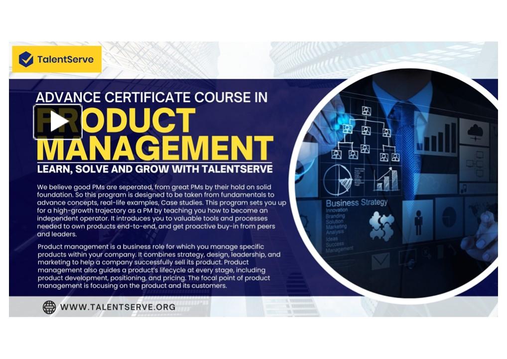 PPT – Advanced Course In Product Management With Placement PowerPoint ...