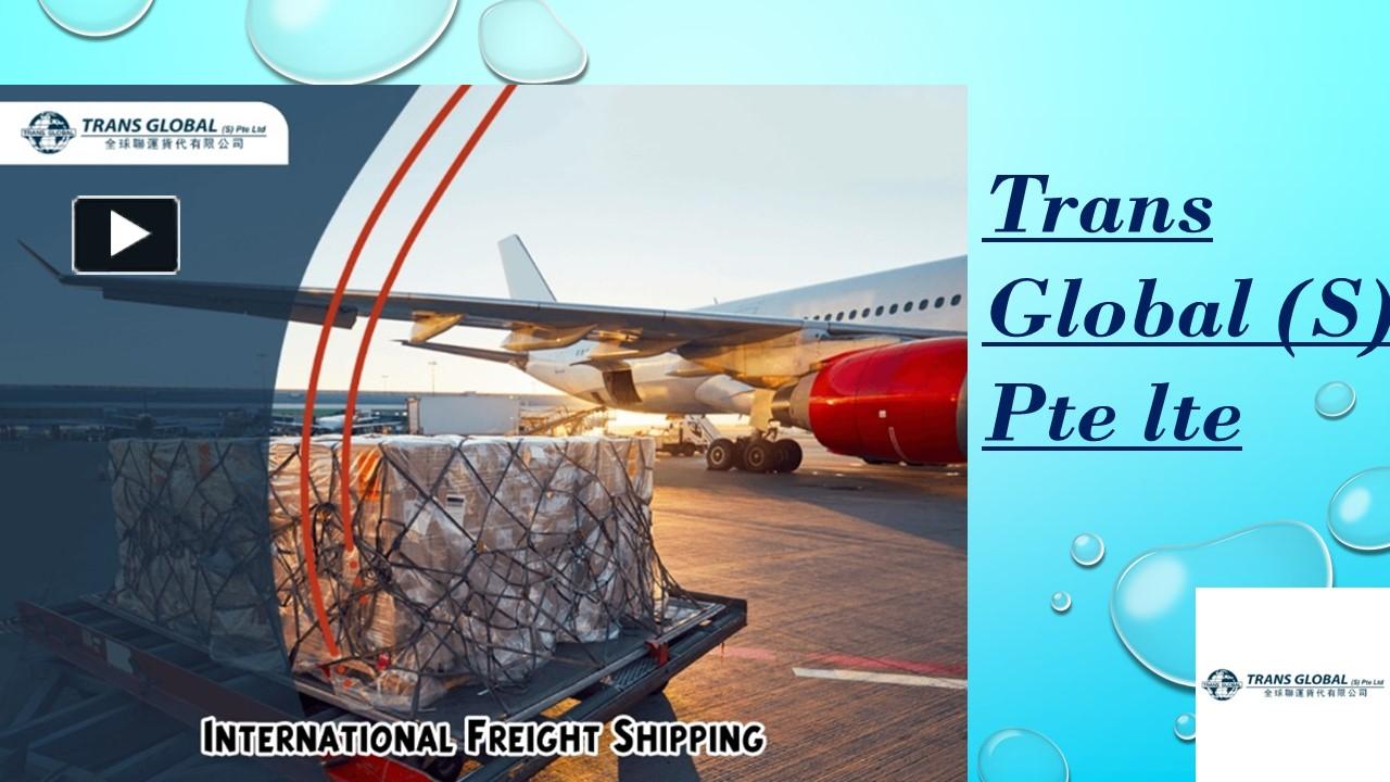 PPT – Major Responsibilities of International Freight Shipping ...