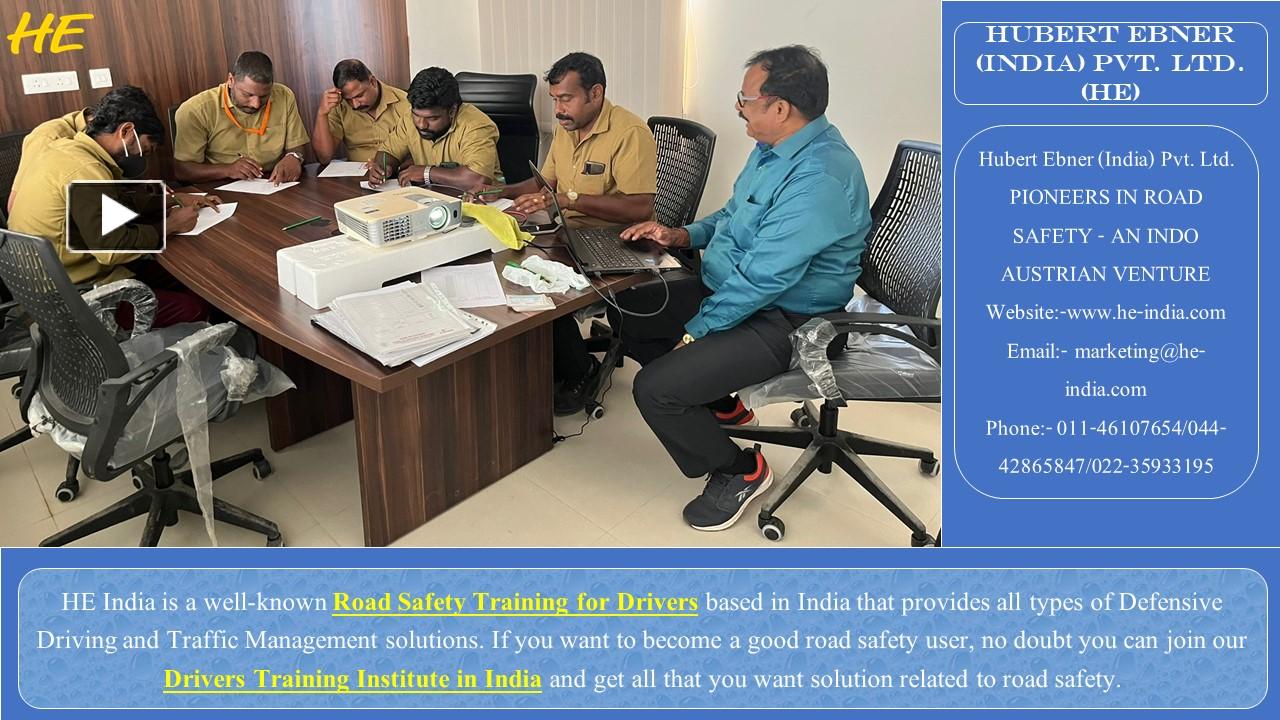 Road Safety Drivers Training and Traffic Management Courses in India ...