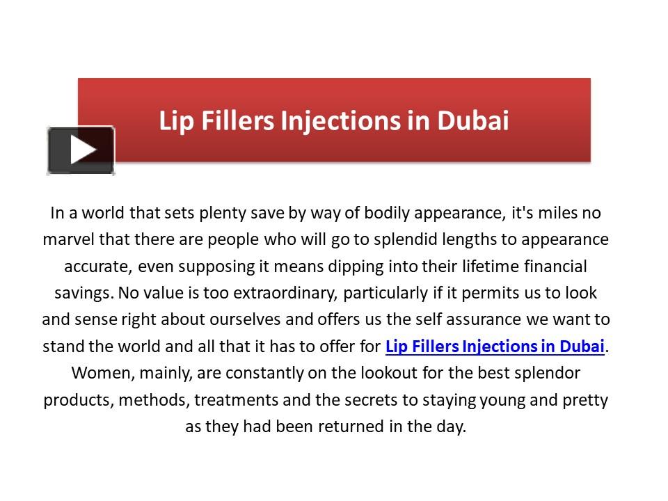 PPT – Lip Fillers in Dubai PowerPoint presentation | free to download ...