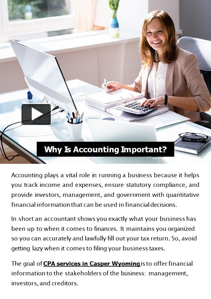 Why Is Accounting Important? presentation | free to download