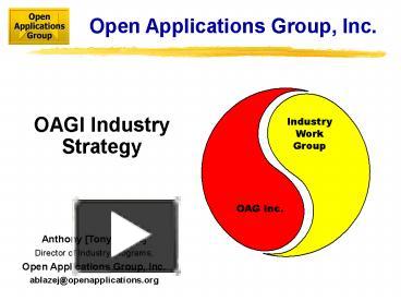 PPT – OAGI Industry Strategy PowerPoint presentation | free to view ...