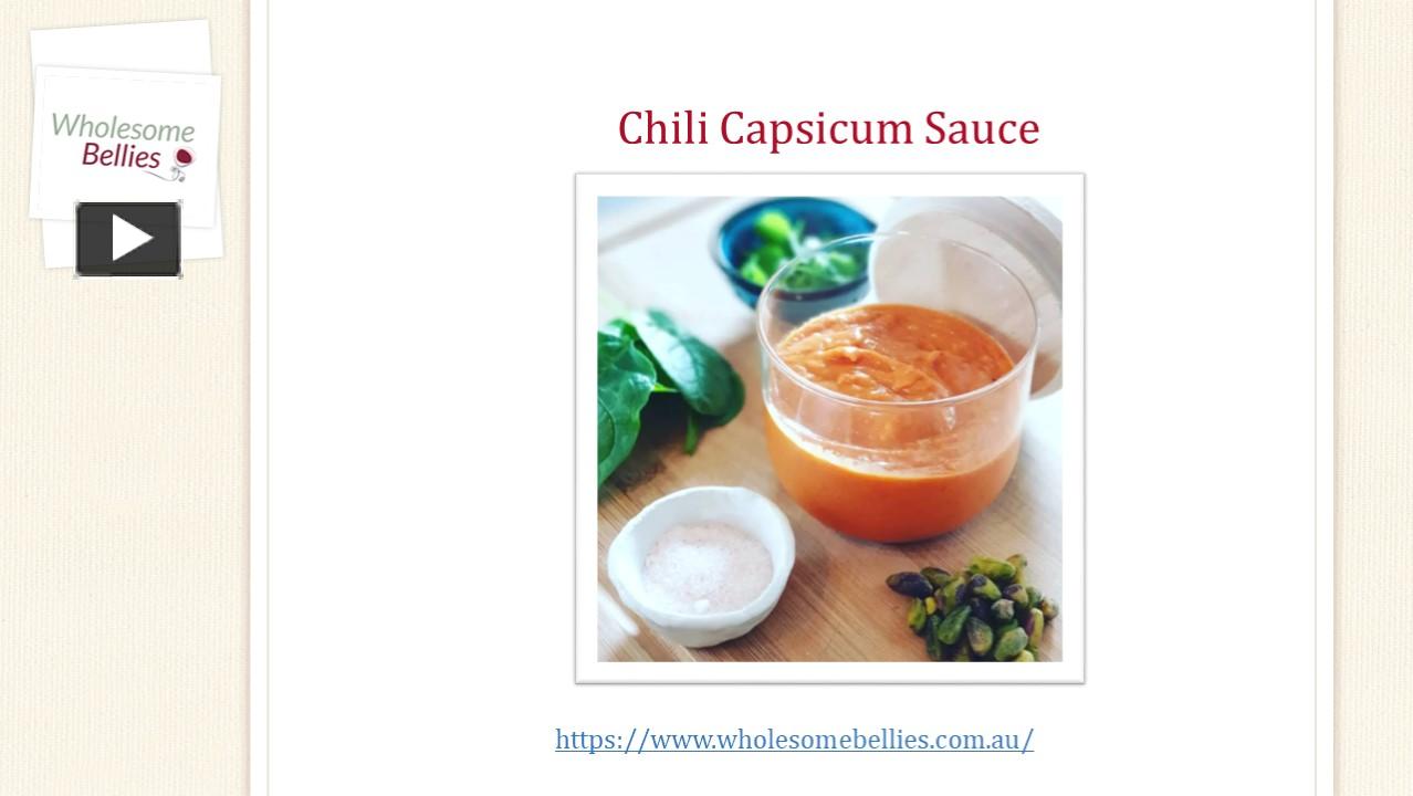 PPT – Chili Capsicum Sauce PowerPoint presentation | free to download ...