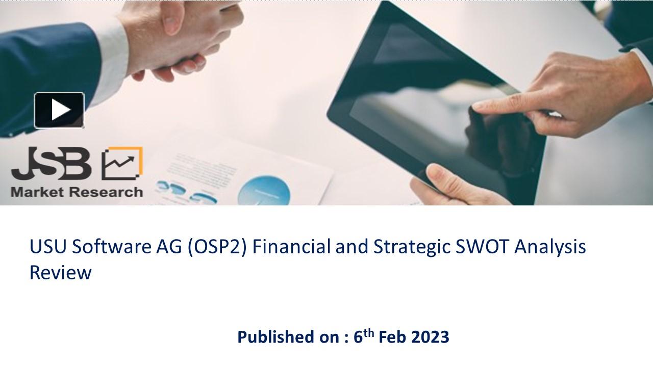 PPT – USU Software AG (OSP2) Financial And Strategic SWOT Analysis ...