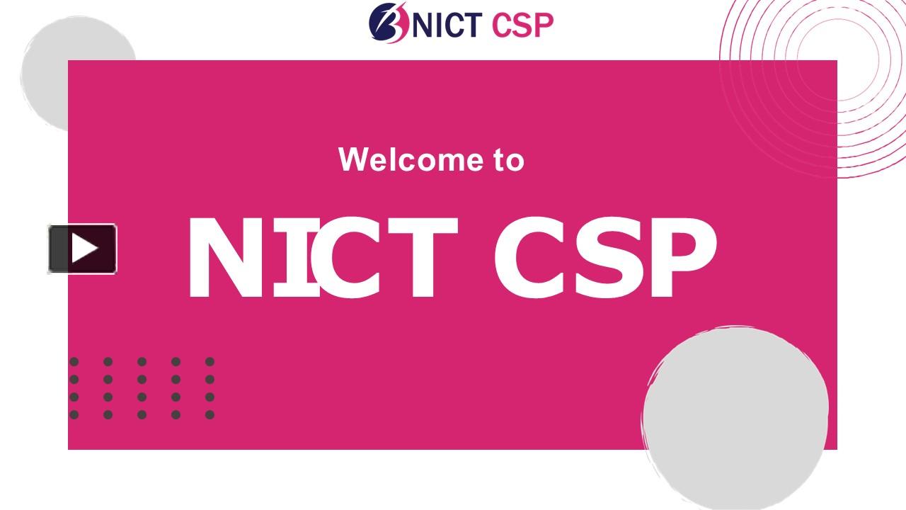PPT – Apply for all bank csp with NICT CSP provider PowerPoint ...