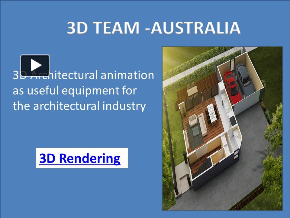 PPT – Architectural animation as useful equipment for the architectural ...