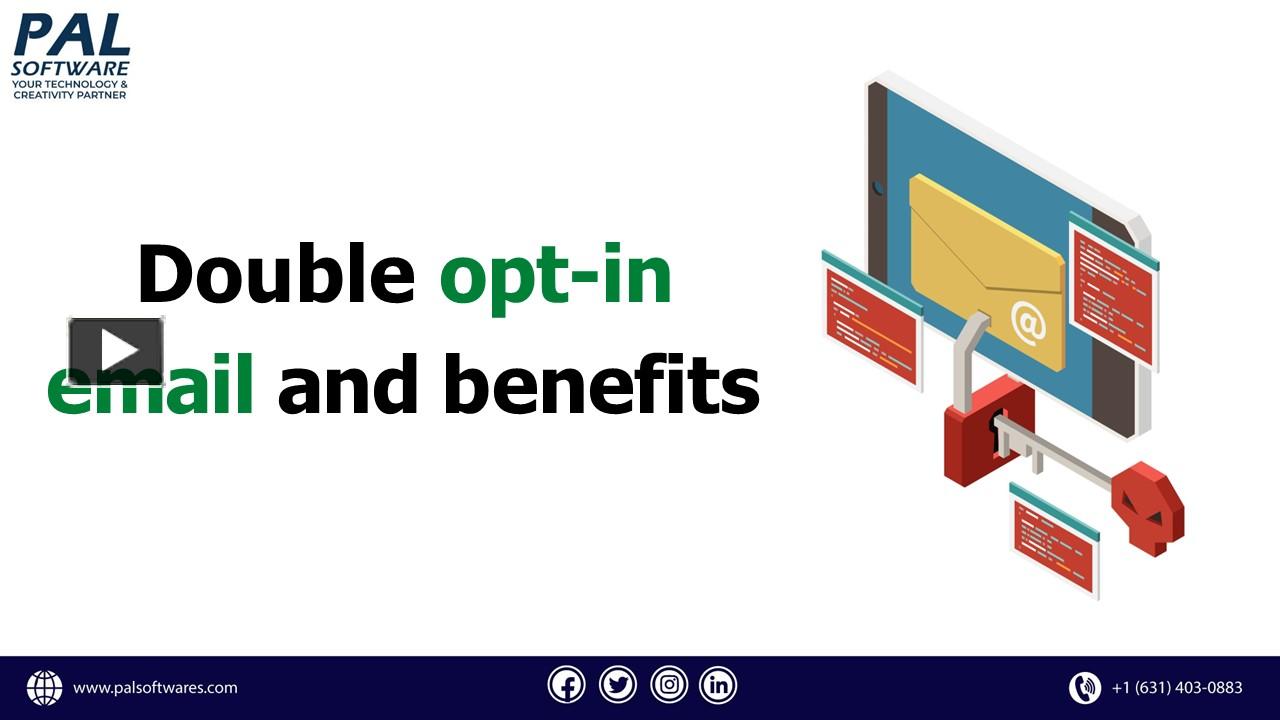 Double opt-in email benefits presentation | free to download