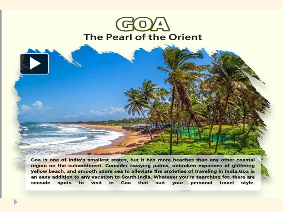 PPT – 10 Best Beaches of Goa PowerPoint presentation | free to download ...