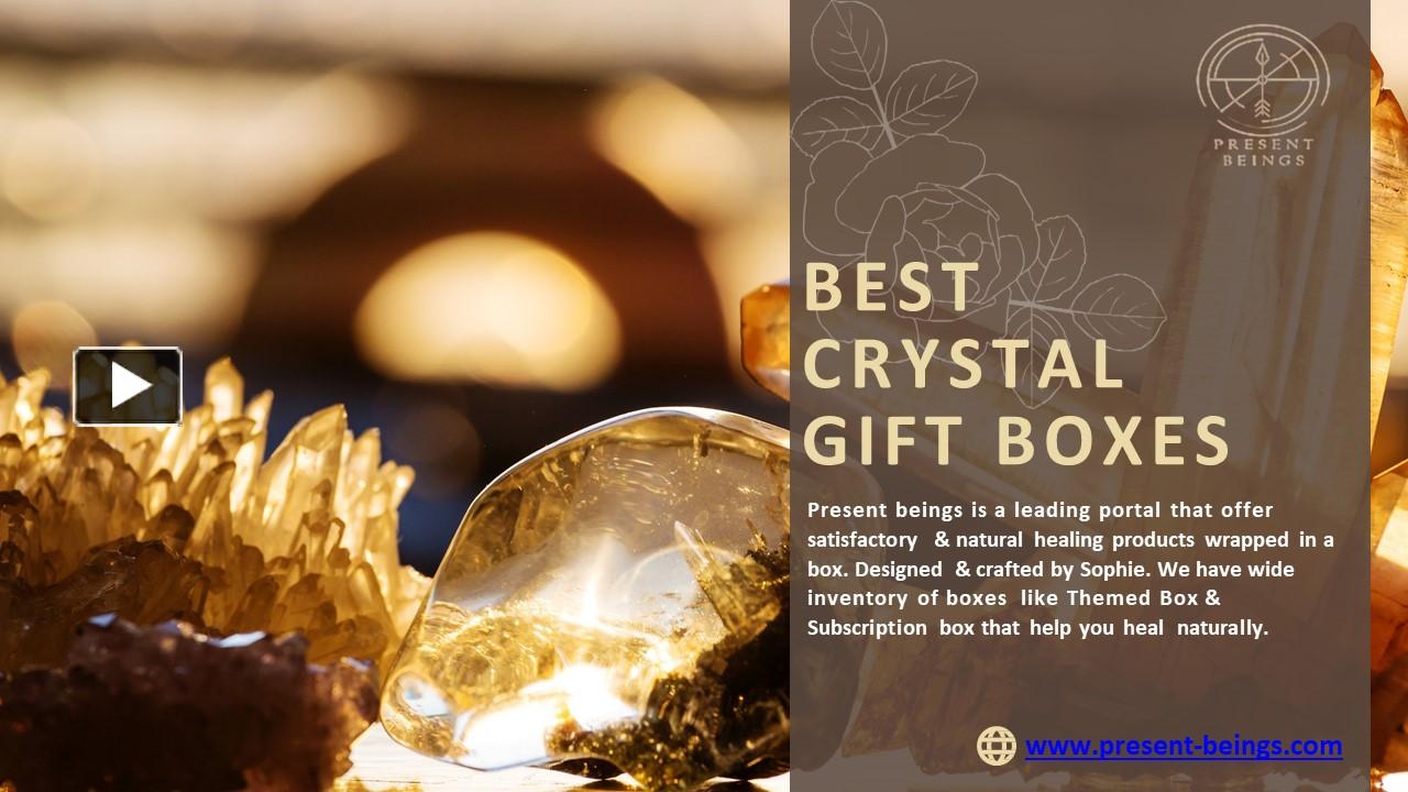 Best Crystal Gift Boxes At Present Beings Ltd presentation | free to ...