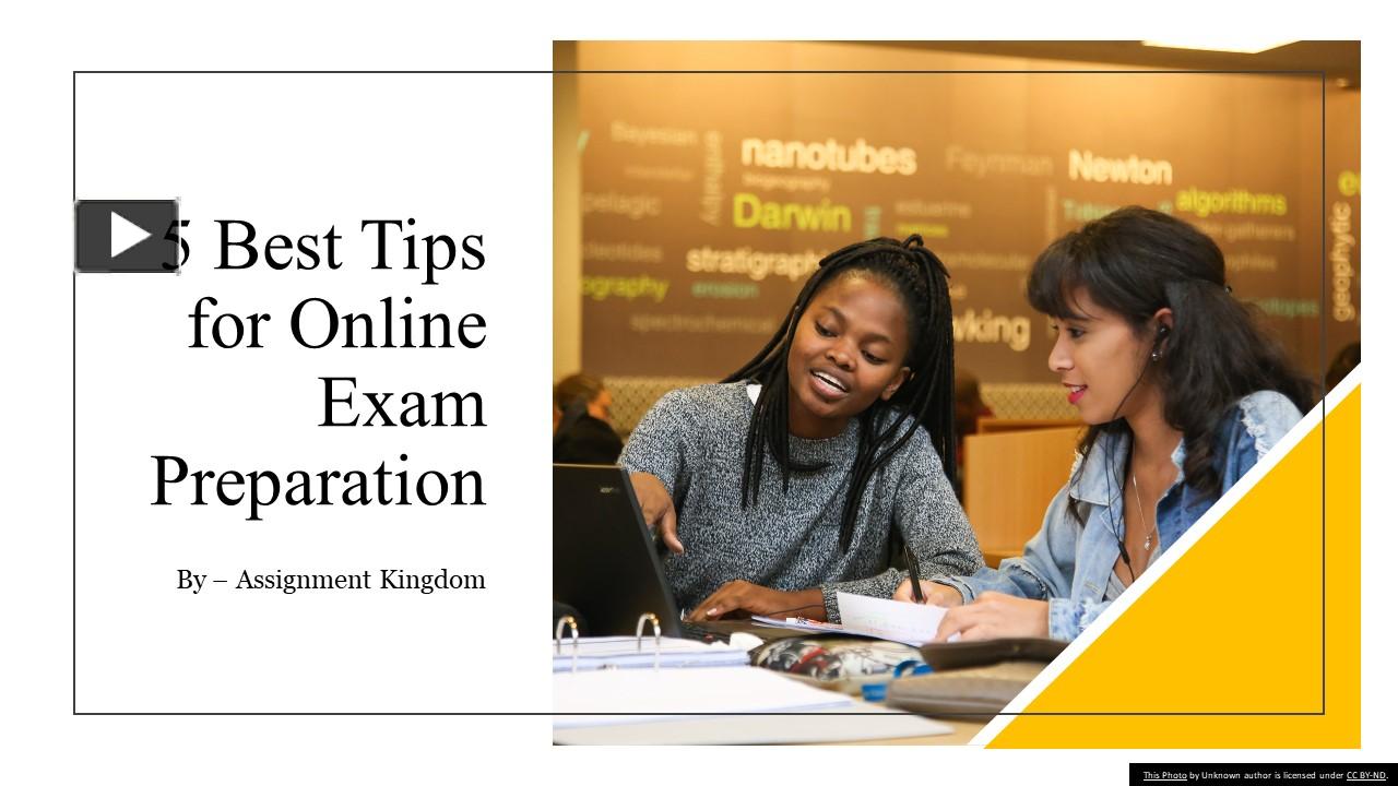 5 Best Tips for Online Exam Preparation presentation | free to download