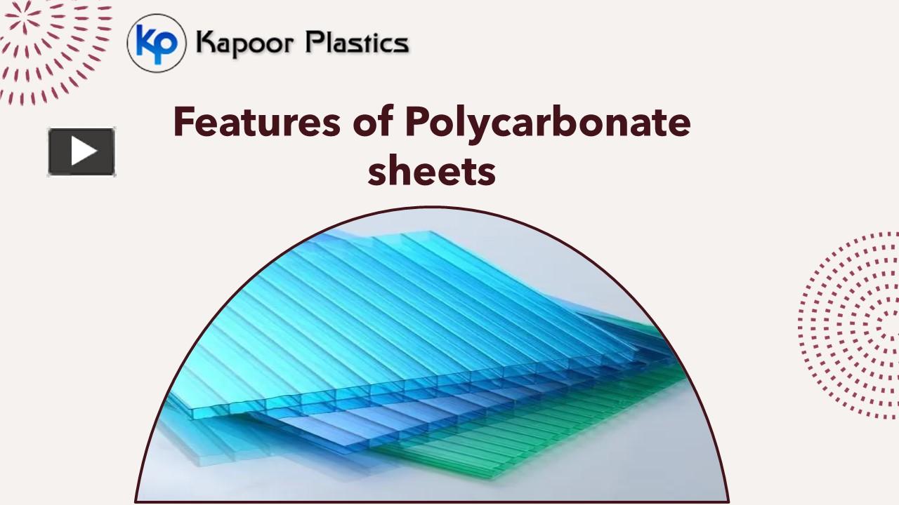 Features of Polycarbonate sheets presentation | free to download
