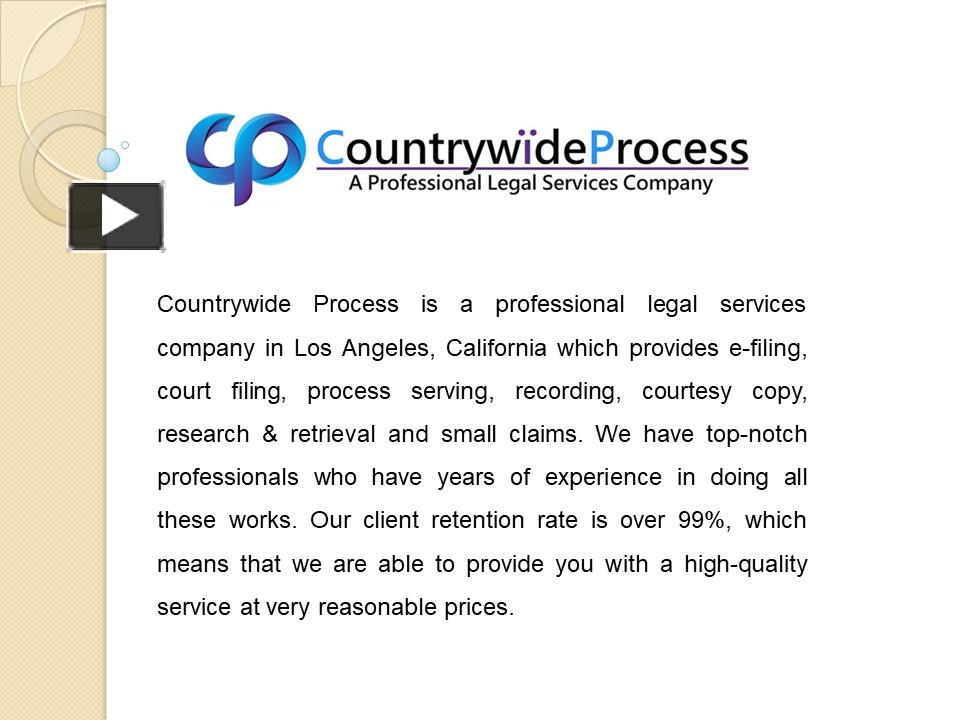 PPT – The best professional legal services company in California ...