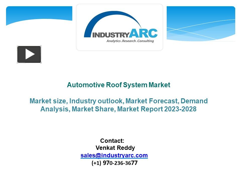 Automotive Roof System Market presentation | free to download