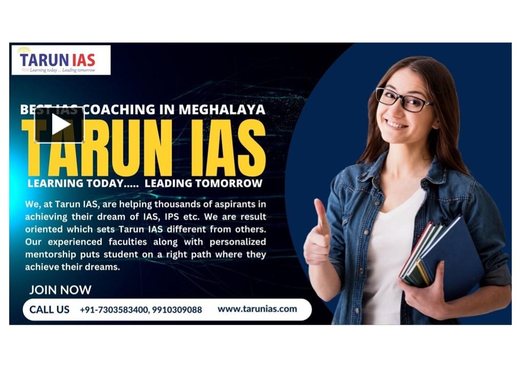 PPT – Best IAS Coaching In Meghalaya PowerPoint presentation | free to ...