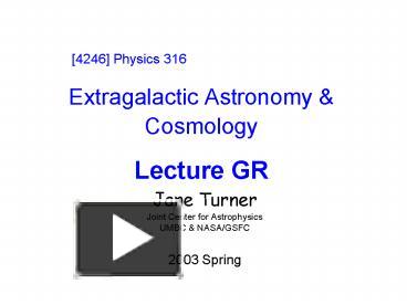 PPT – Extragalactic Astronomy PowerPoint presentation | free to ...