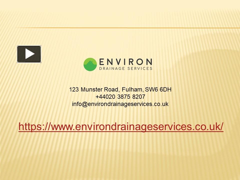 PPT – Environ drainage services PPT 1 PowerPoint presentation | free to ...