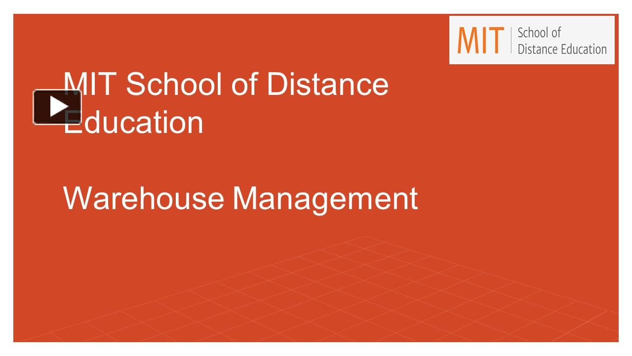 PPT – Warehouse Management PowerPoint presentation | free to download ...